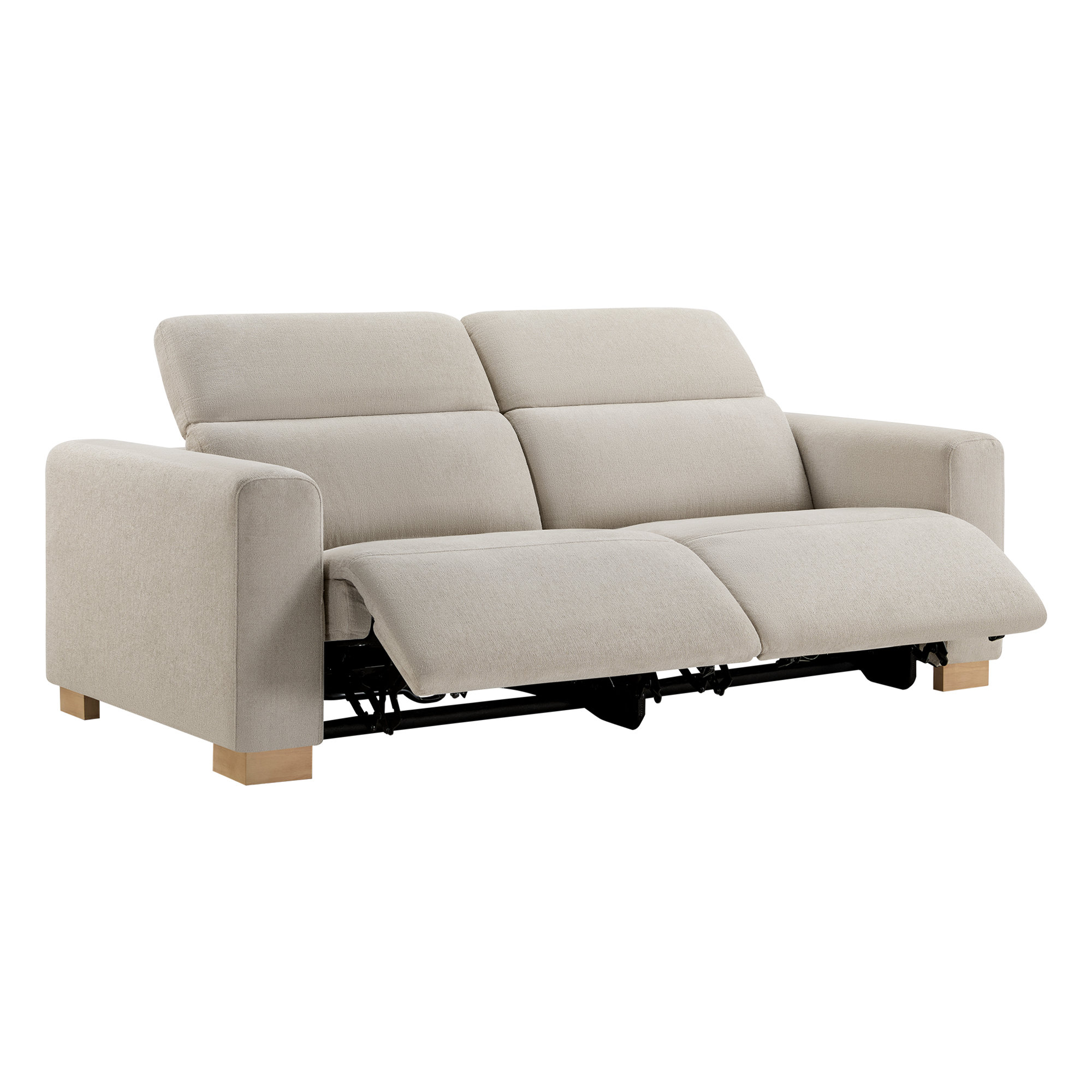 Joss & Main 85'' Power Reclining Sofa With USB Ports And Solid Wood ...