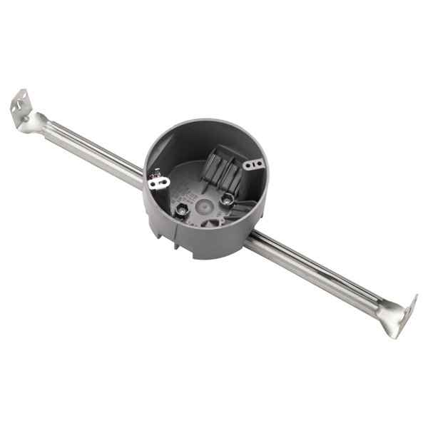 MW LIGHTING 10 PK Round Hanger Bar Outlet Box 20CI , Junction Box ...