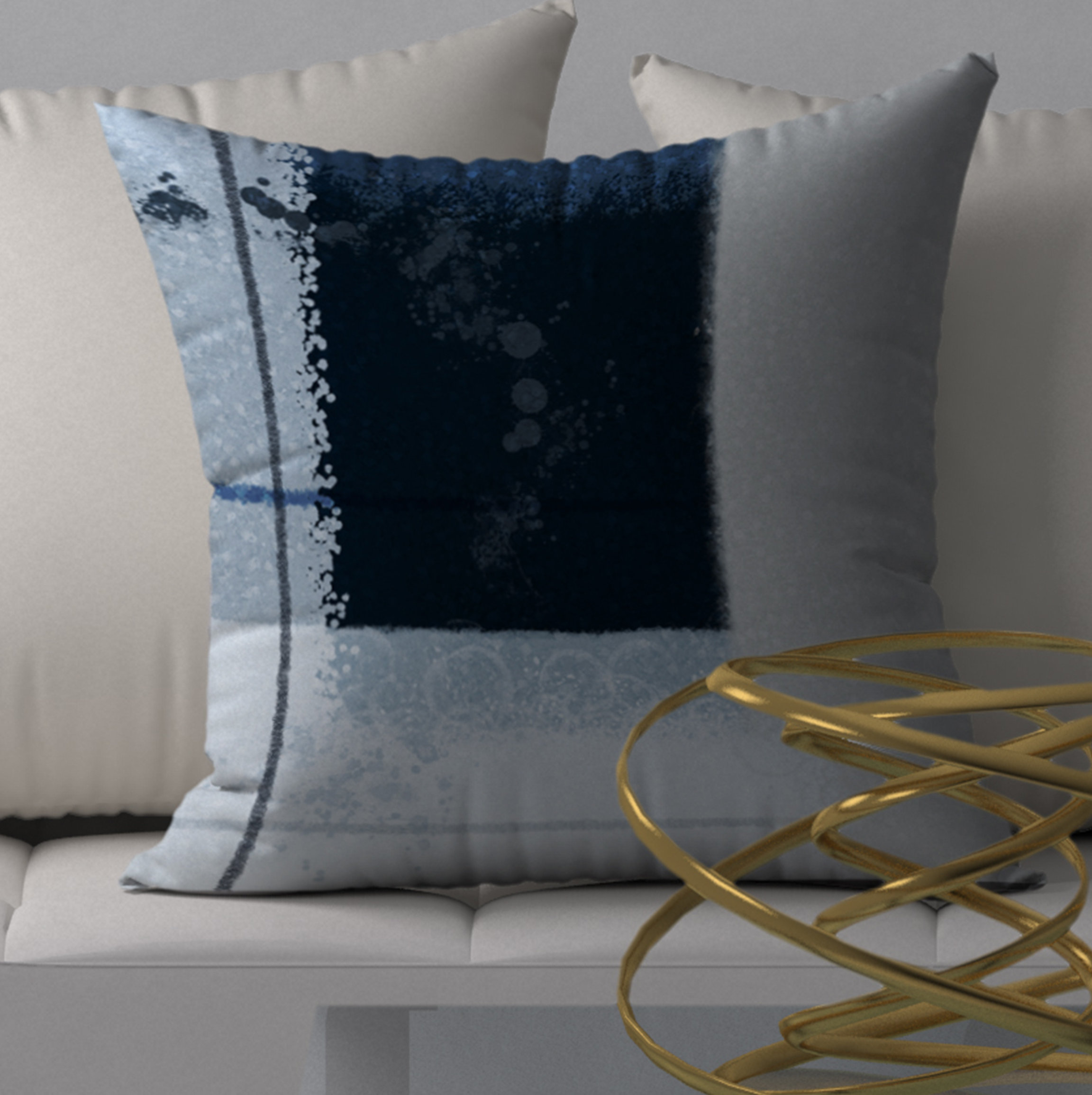 LeRoi Products Speed Refined Decorative Square Pillow Cover & Insert ...