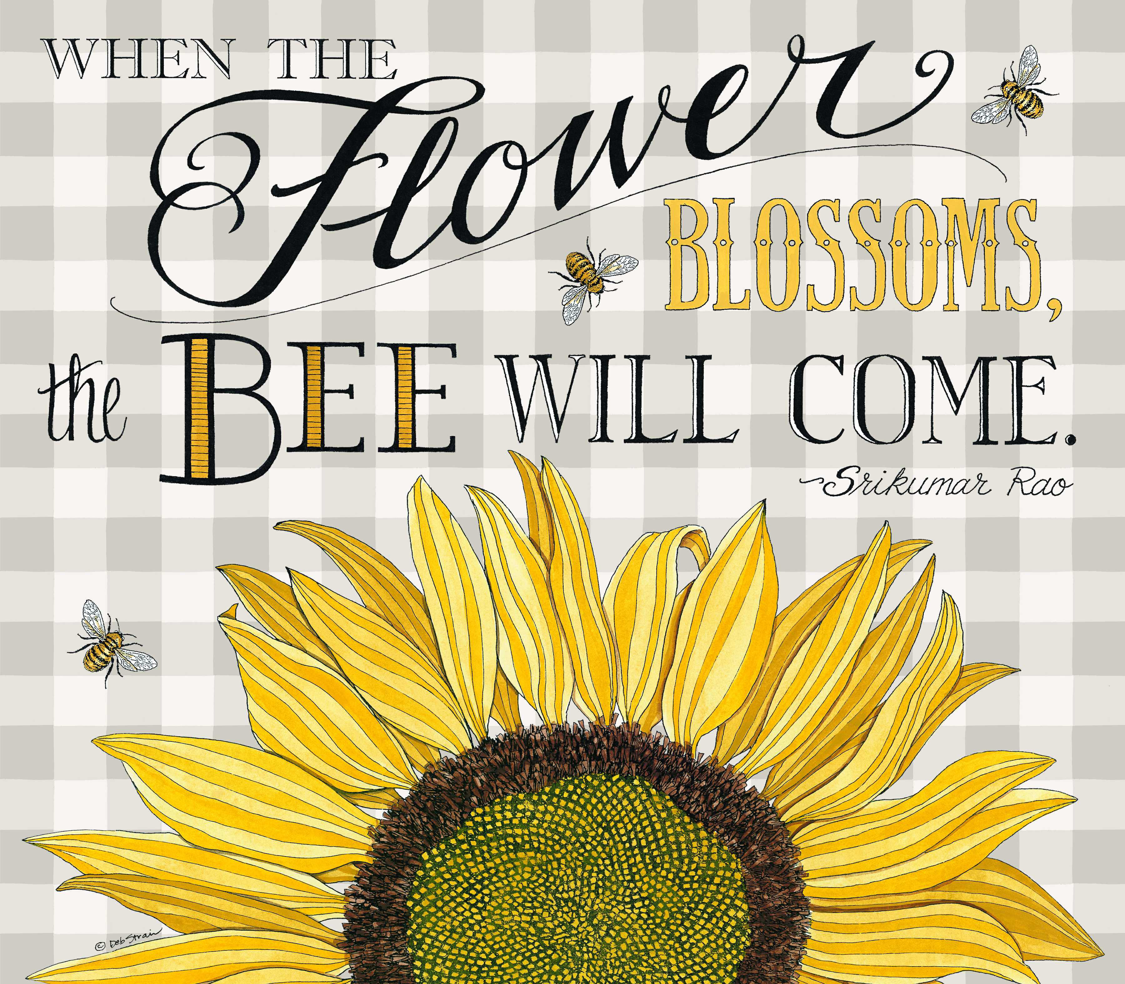 Gracie Oaks When The Flower Blossoms by Deb Strain - Print - Wayfair Canada