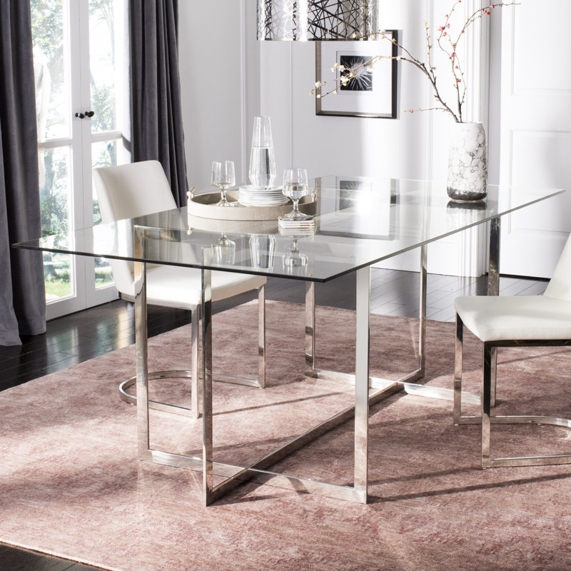 Safavieh Couture Turner 78.75" Trestle Dining table & Reviews | Wayfair