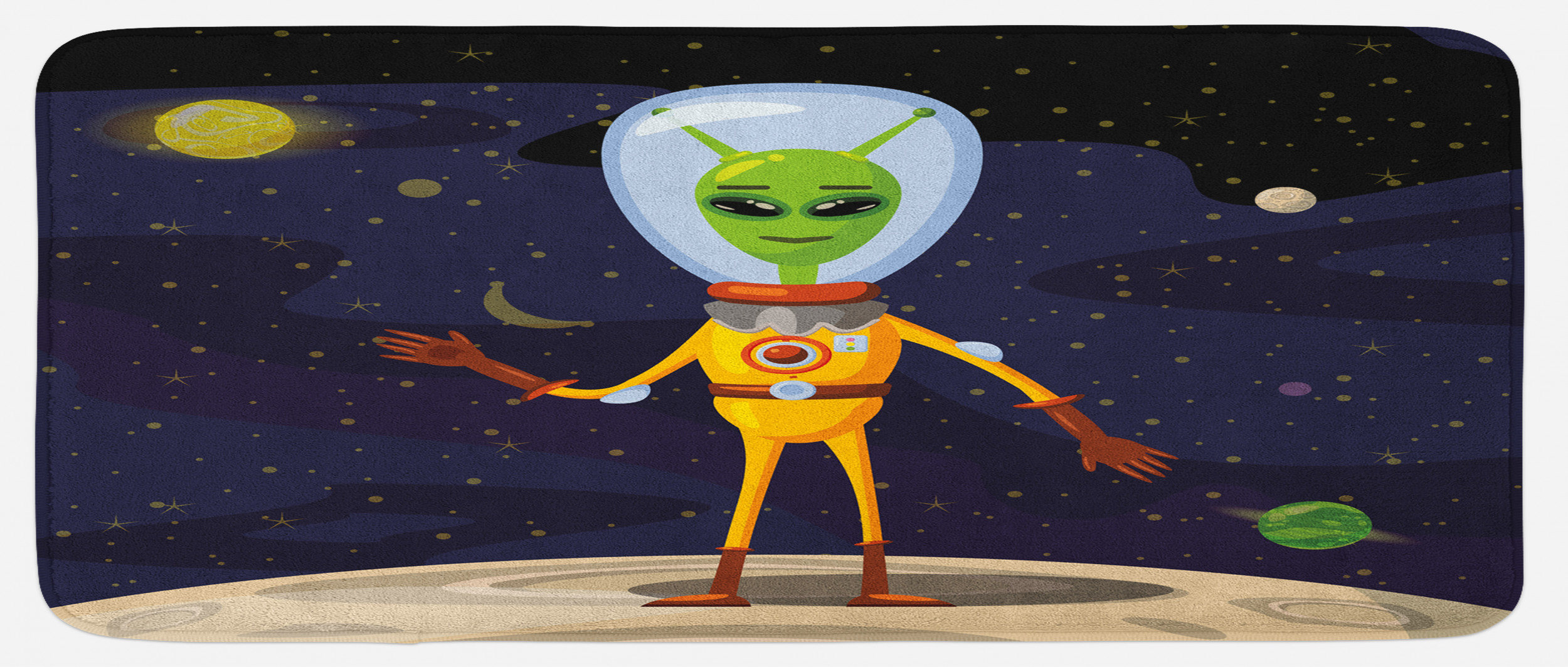 East Urban Home Alien Kitchen Mat | Wayfair