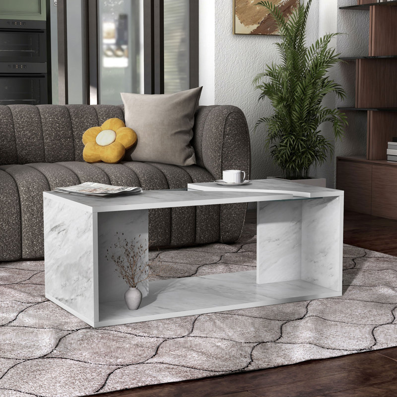 Wrought Studio™ Jerray Coffee Table with LED | Wayfair