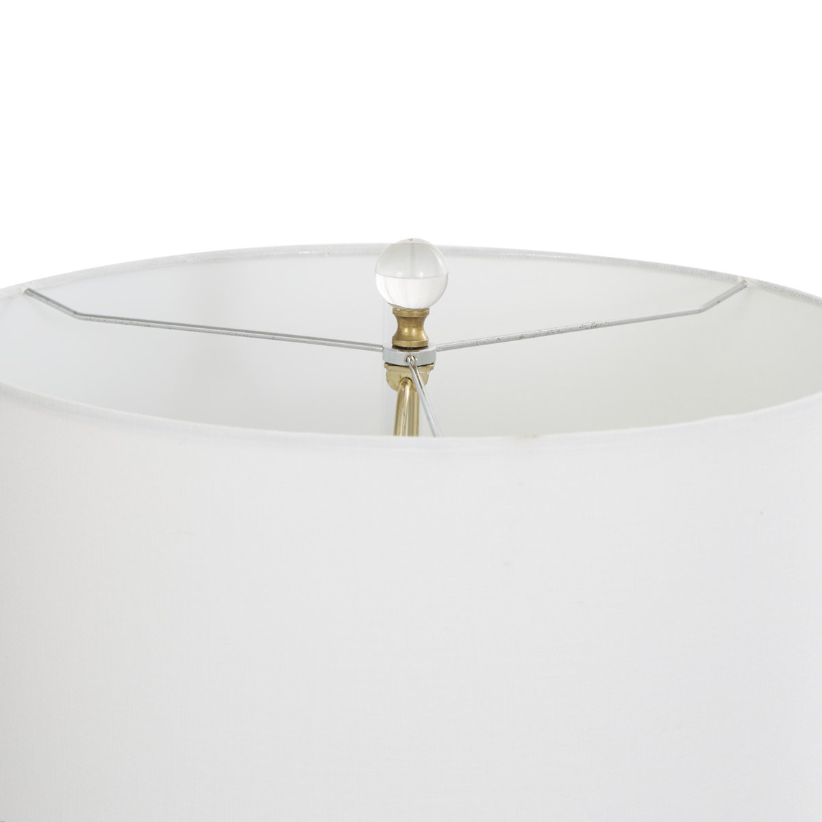 Mercer41 Ronise Metal Overlapping Ring Abstract Gold Accent Lamp with ...