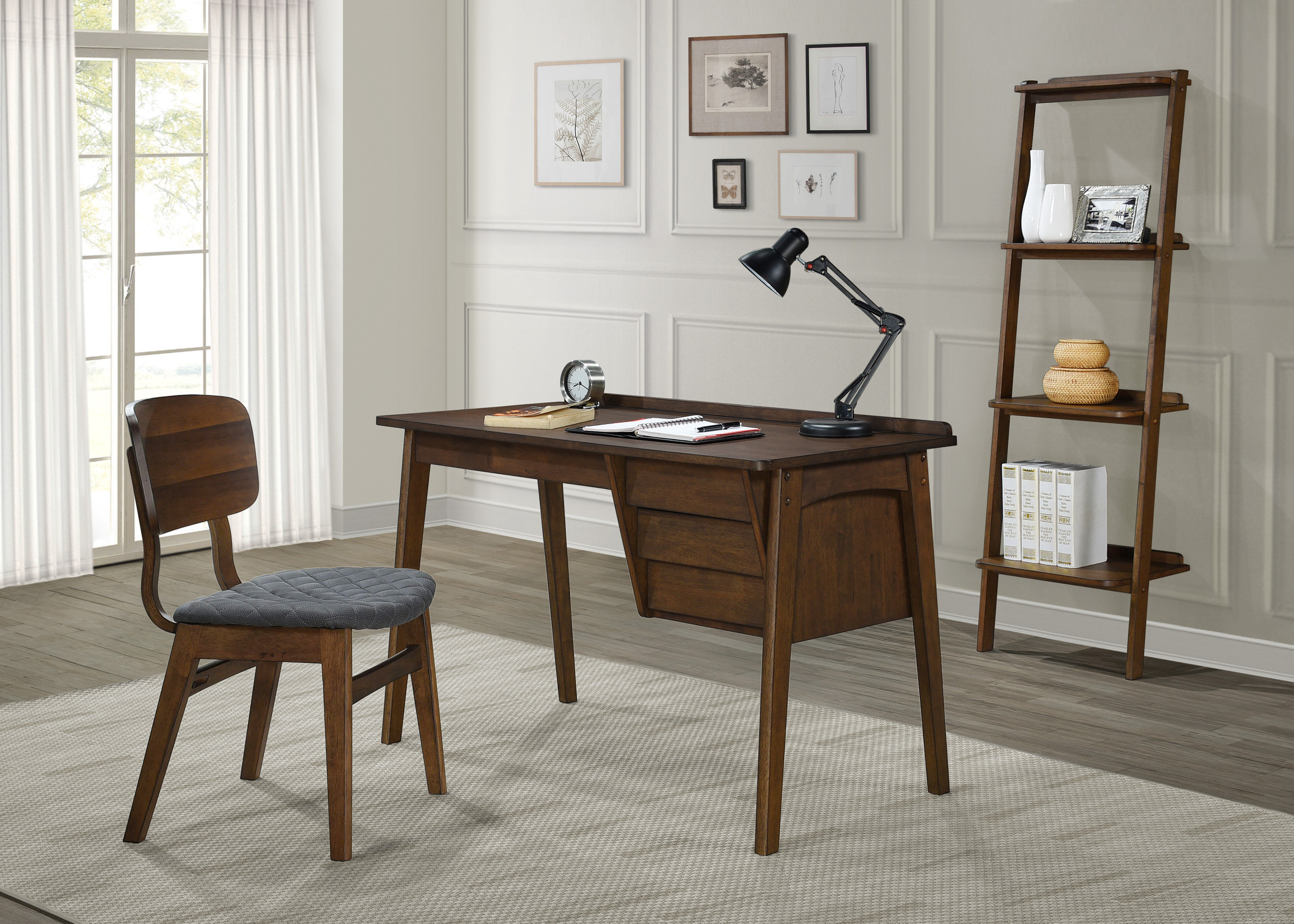 Corrigan Studio® Miskell Desk with Chair Set & Reviews | Wayfair