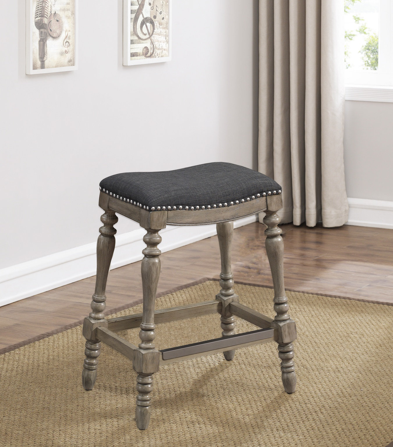 Charlton Home® Dekmar 25.05'' Counter Stool | Wayfair