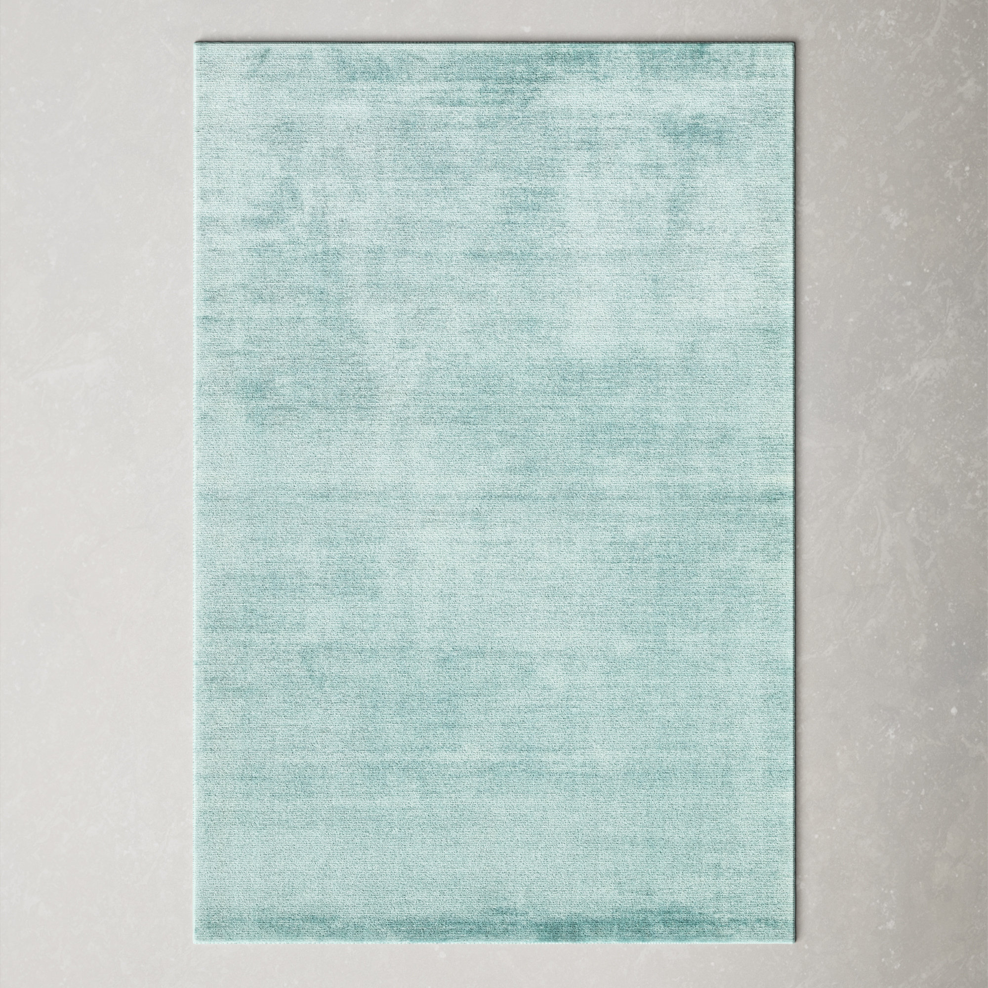 AllModern Owens Hand-Loomed Aqua Blue Area Rug & Reviews | Wayfair