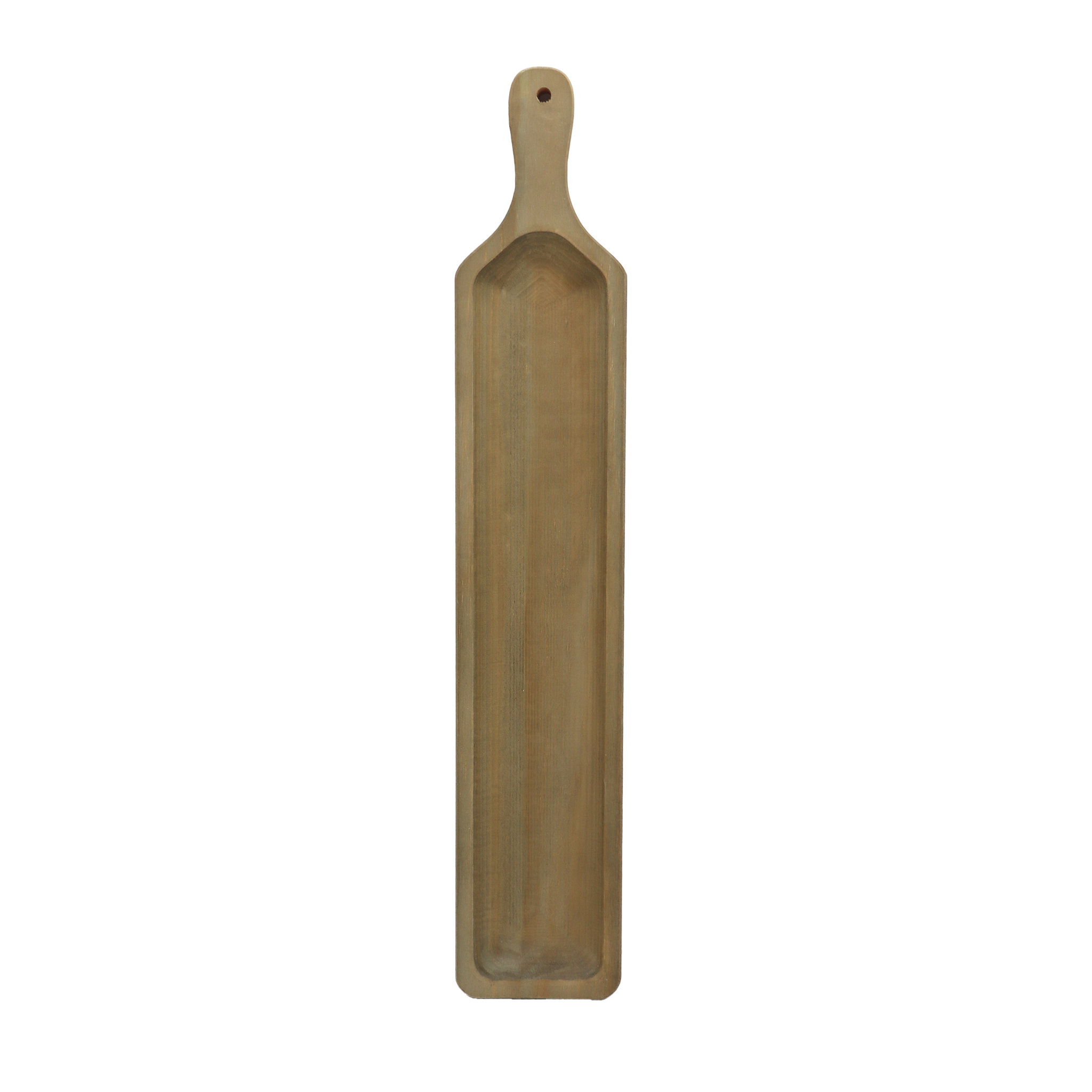 Millwood Pines Long Narrow Wooden Tray with Handle,Serving Plates 23.6 ...