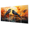Design Art Crow Regal Renaissance II - Animals Metal Wall Decor Set ...