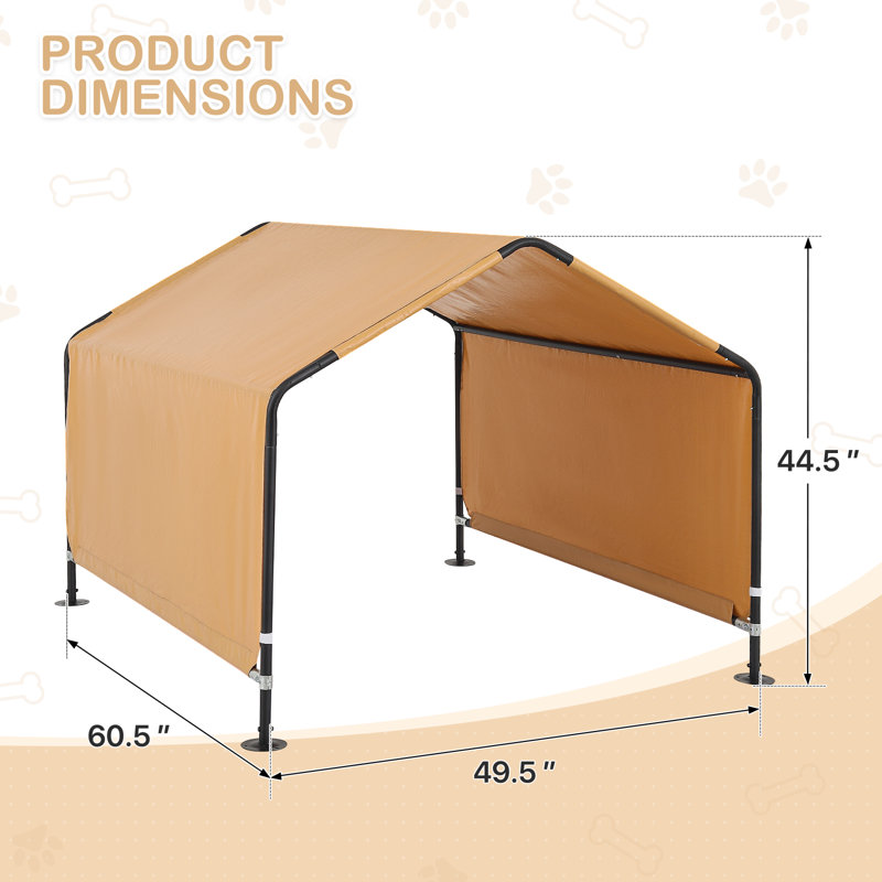 Tucker Murphy Pet™ Dog Shade Shelter For Large Dogs, Waterproof Pet ...