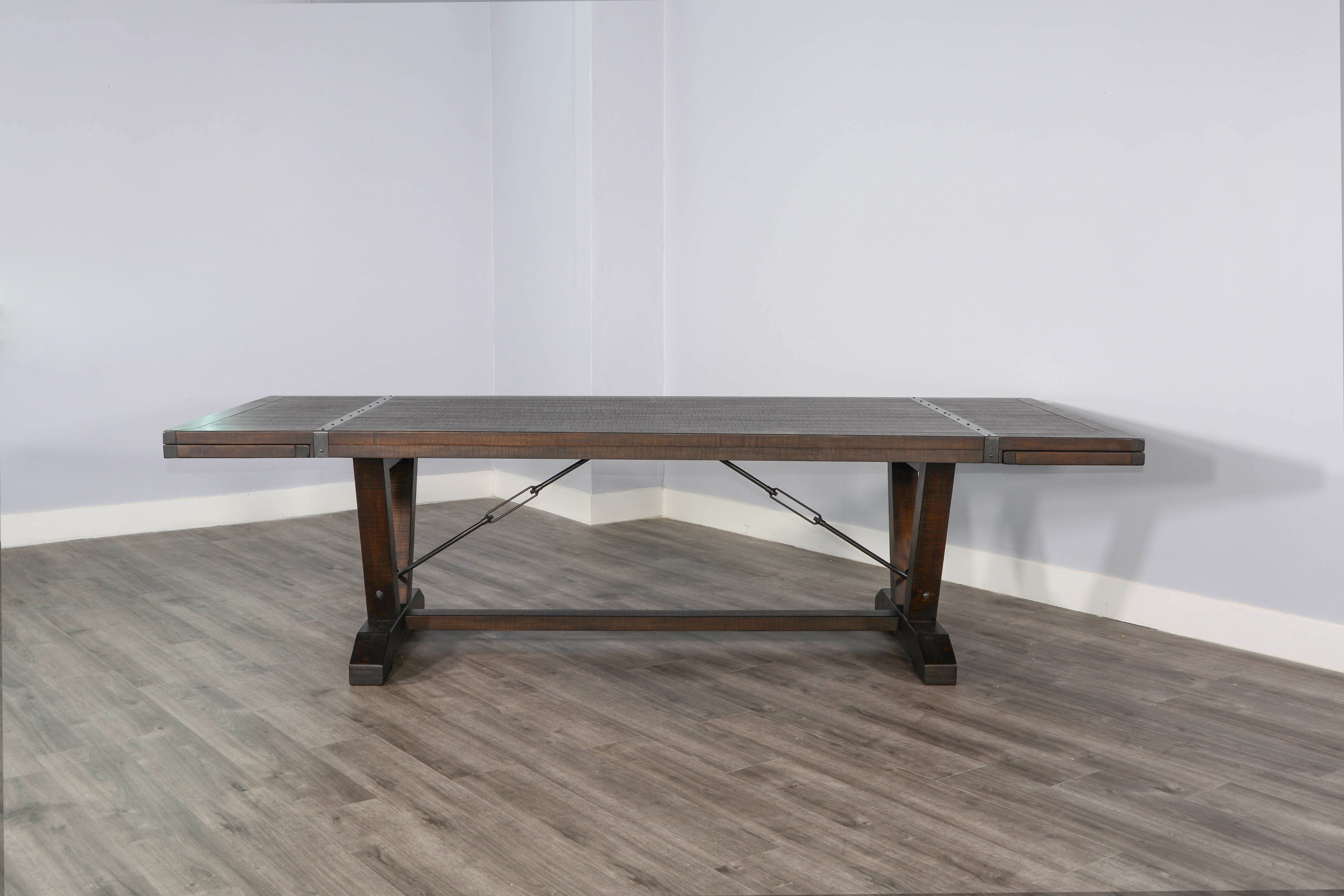 Lark Manor™ Ameet Mahogany Solid Wood Dining Table | Wayfair