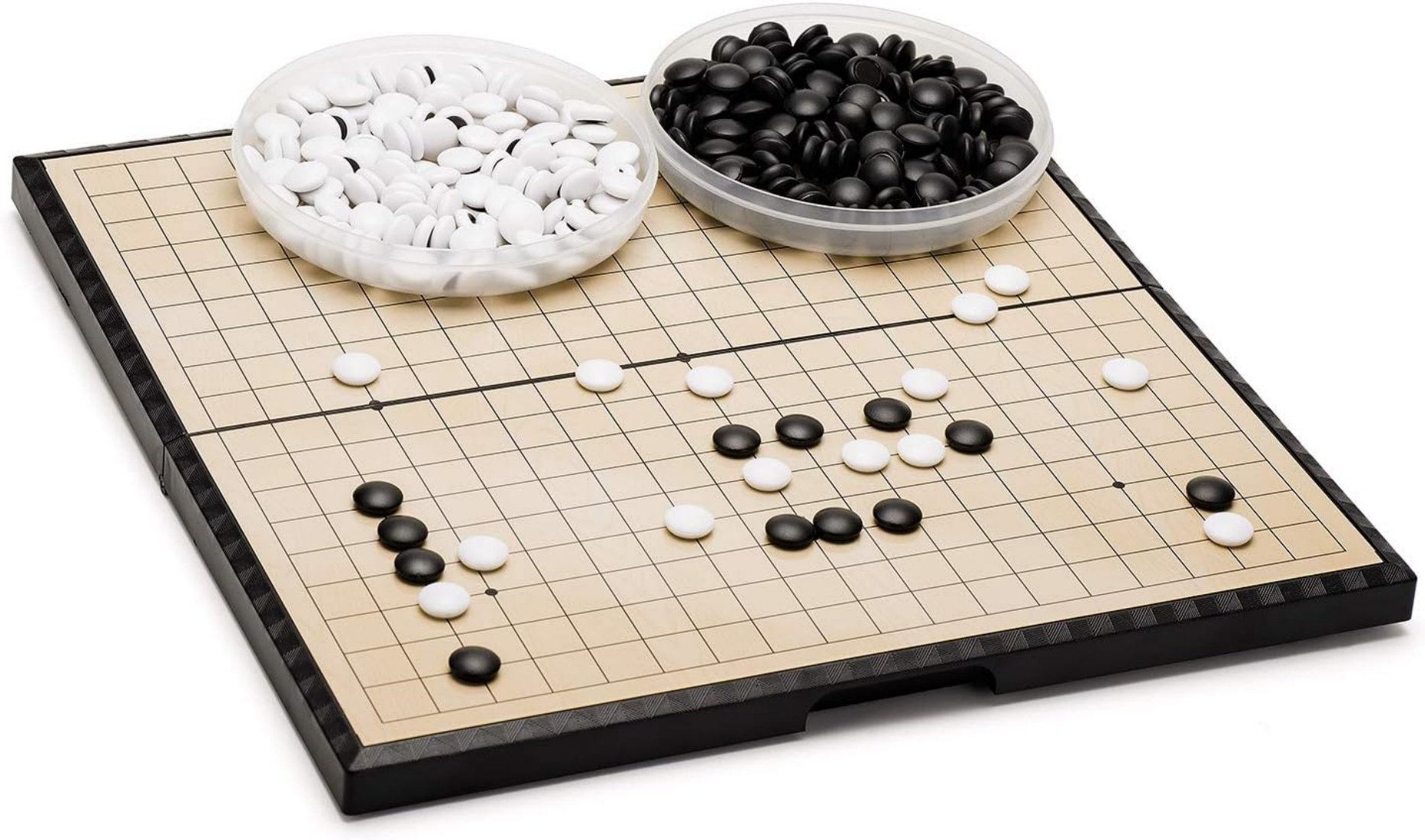 Phantoscope 11 Inches Magnetic Go Game Set, Travel Foldable Board Game ...