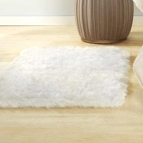 Nicole Miller New York Faux Fur Area Rug | Wayfair