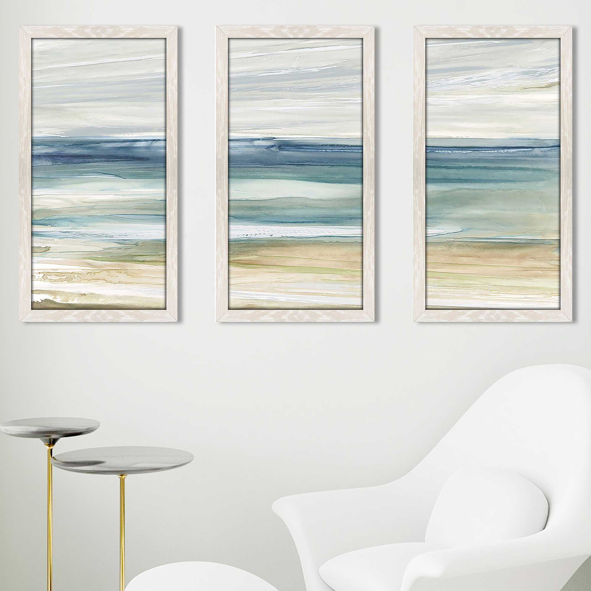 Wrought Studio "Ocean Breeze" 3 Piece Print On Acrylic - Wayfair Canada