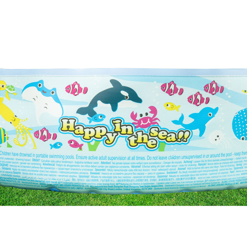 Northlight Seasonal 47" Sealife Rigid Wall Above Ground Children's ...