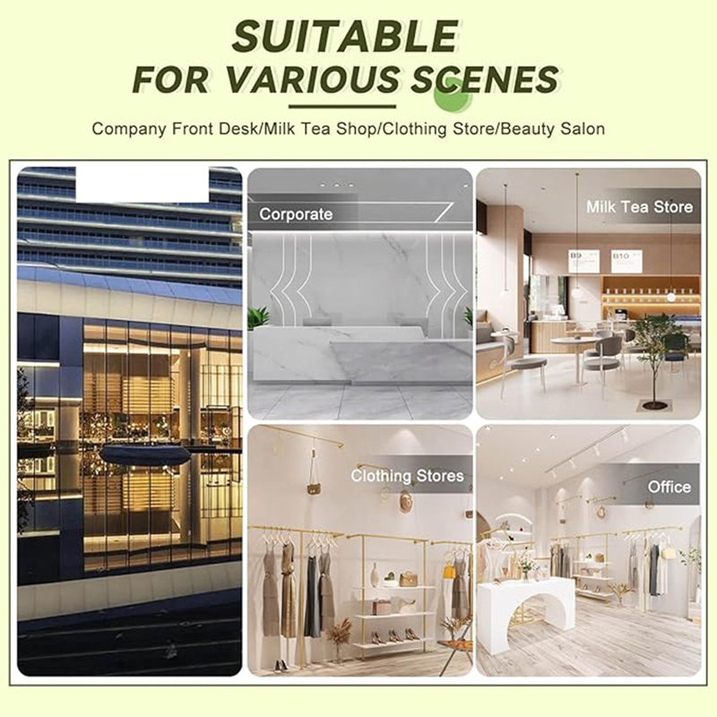 OX Art Reception Desk 62.99-Inch Modern Design Cashier Desk, Writing ...