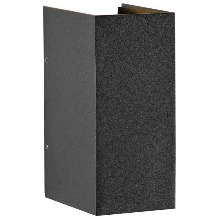 Metro Lane Ashlye Anthracite 17.2cm H Integrated LED Outdoor Armed ...