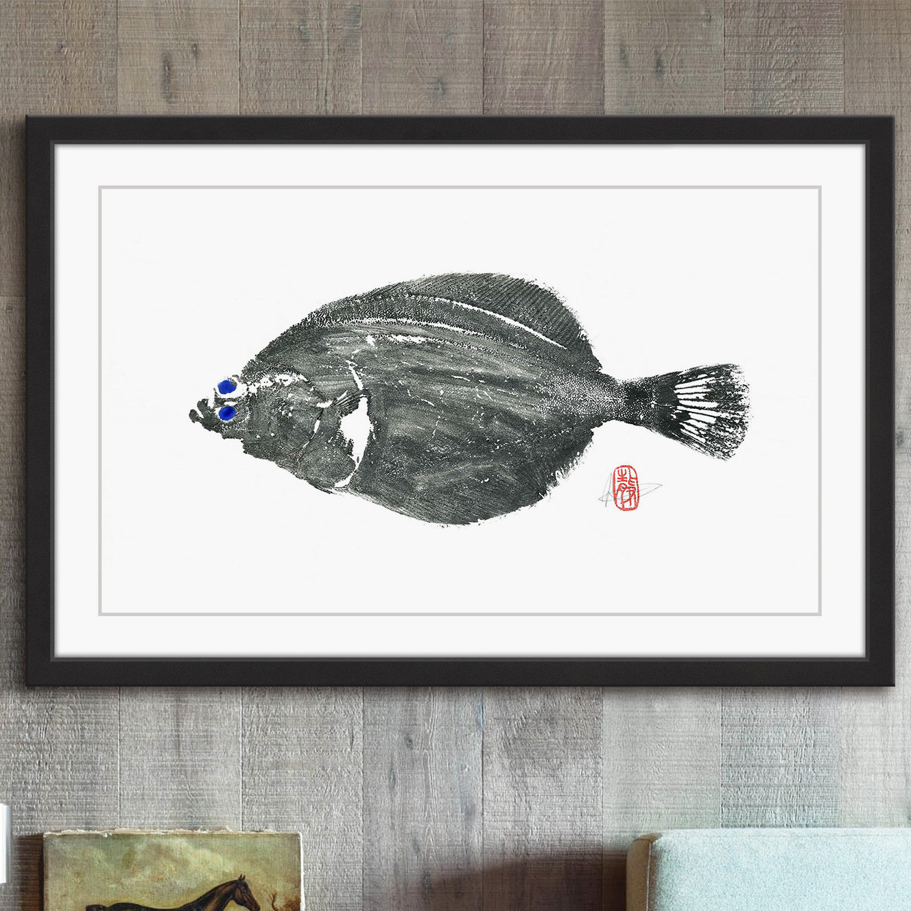 Marmont Hill 'Parrot Fish' Framed Painting Print | Wayfair