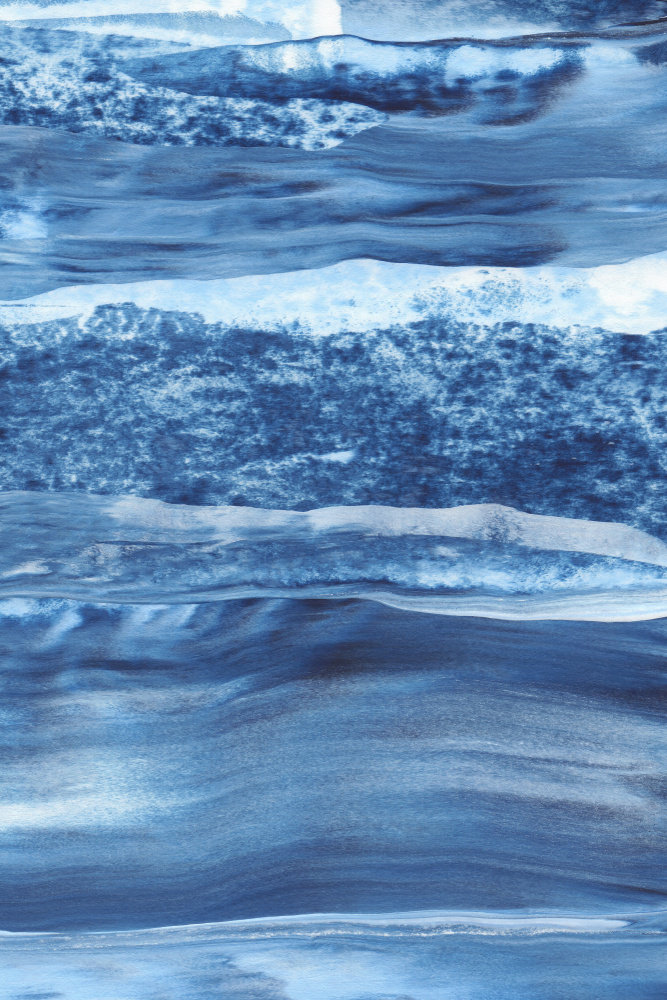 Ivy Bronx Blue Texture No 4 | Wayfair.co.uk