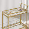 Mercer41 Aracelli Metal Bar Cart | Wayfair