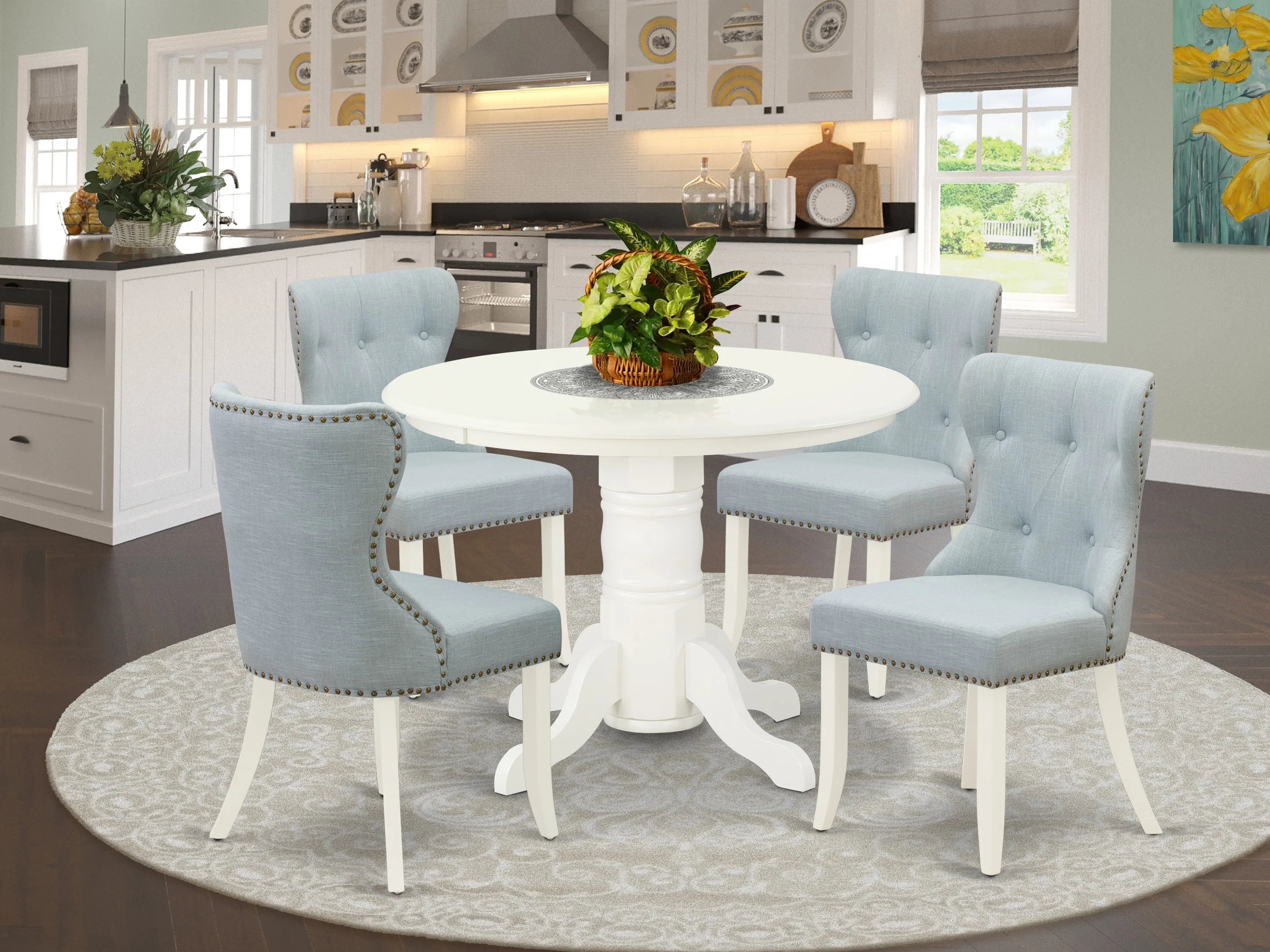 rome dining table white