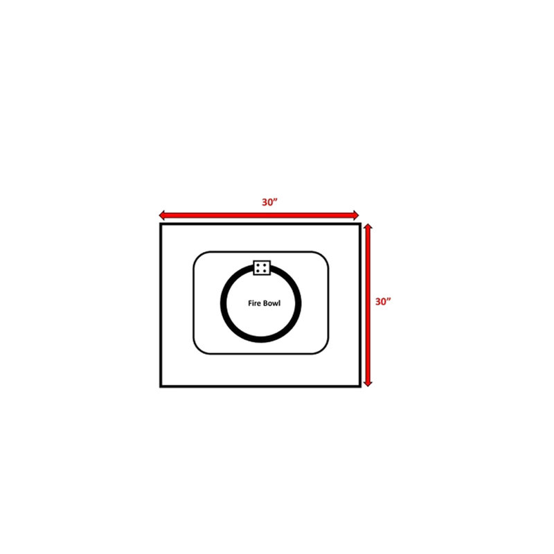 Latitude Run® 30" Smoked Glass Fireplace - And Heat Design Fire Pit ...