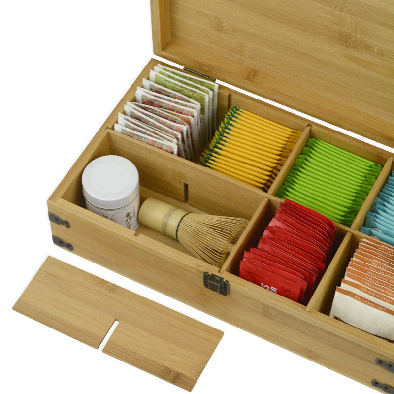 Bassetts Bamboo Tea Box | Wayfair