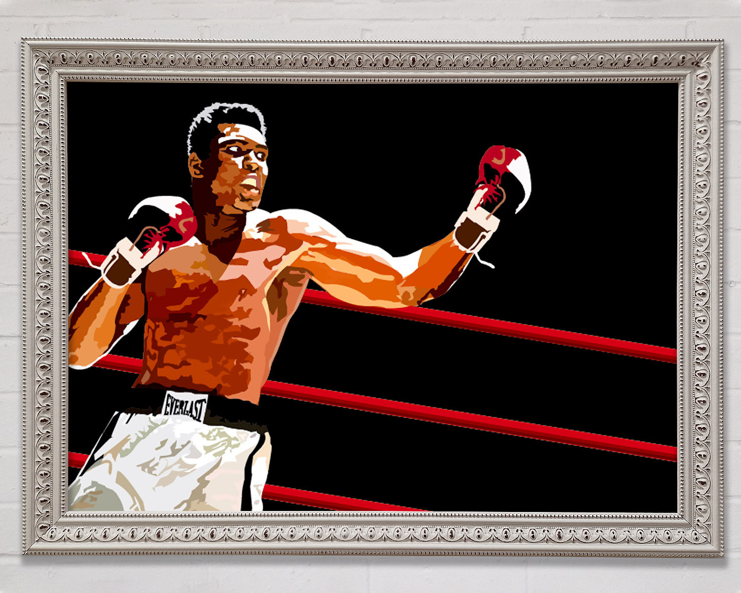 Bright Star Muhammad Ali In The Ring - Single Picture Frame Art Prints ...