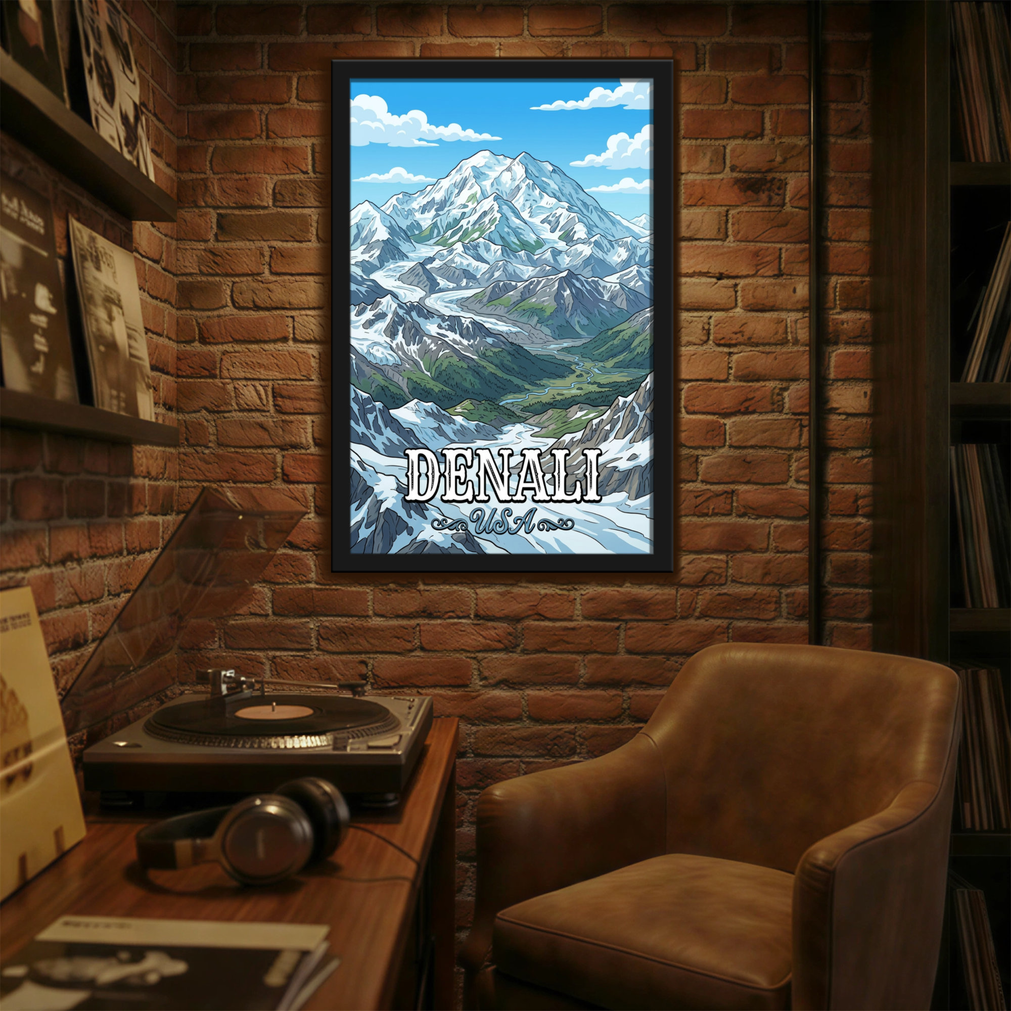 Foundry Select Scenic & Cityscapes Denali Mountain Landscape Art Print ...