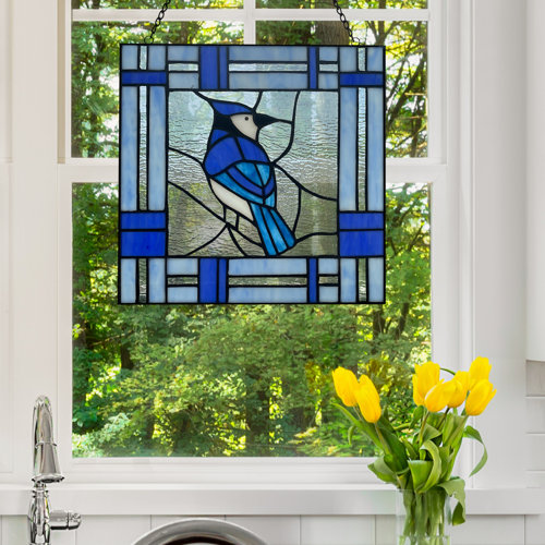 Square Shaped Stained Glass Panels You'll Love | Wayfair