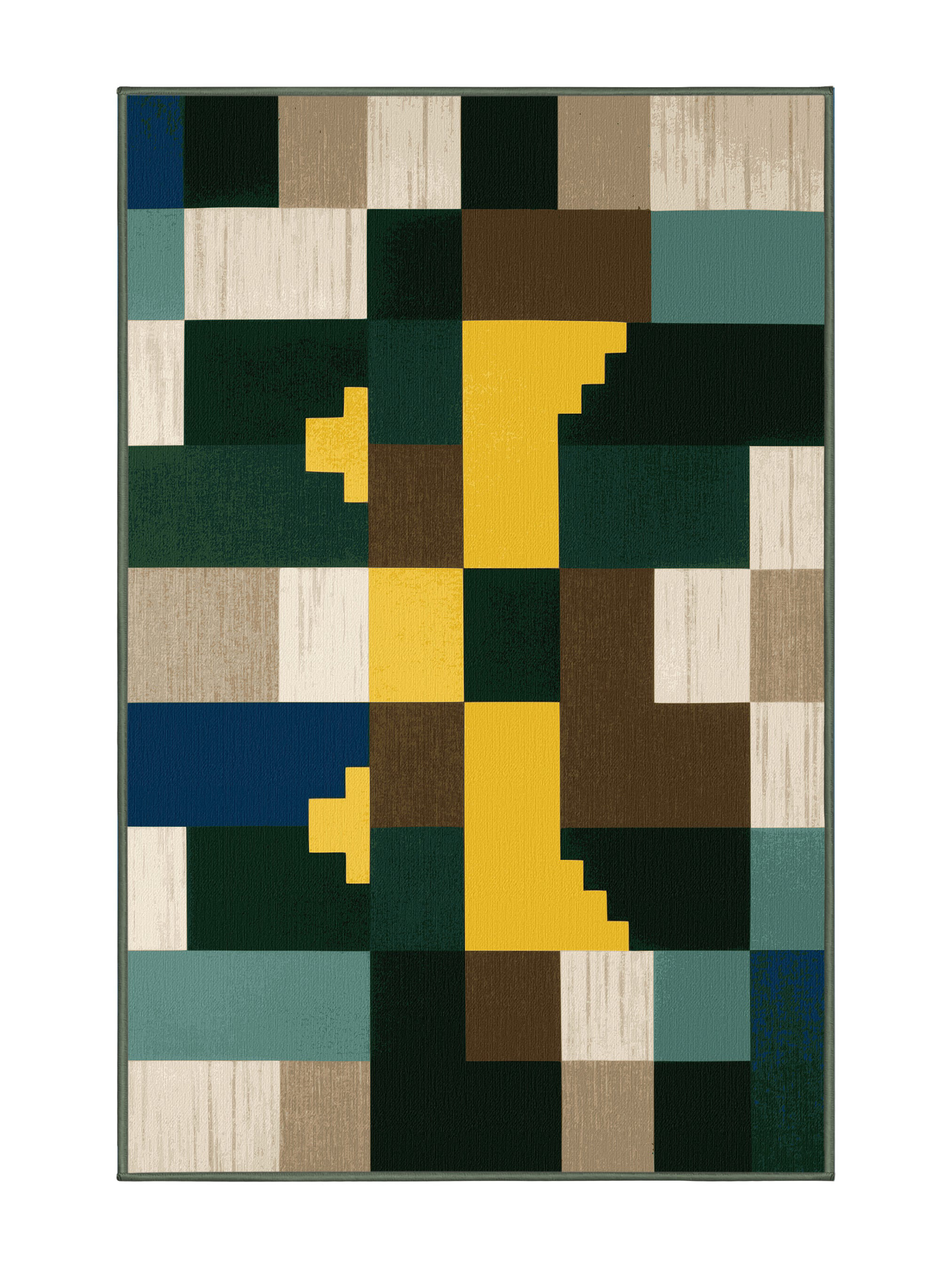 Ebern Designs Angular Earth Rug | Wayfair