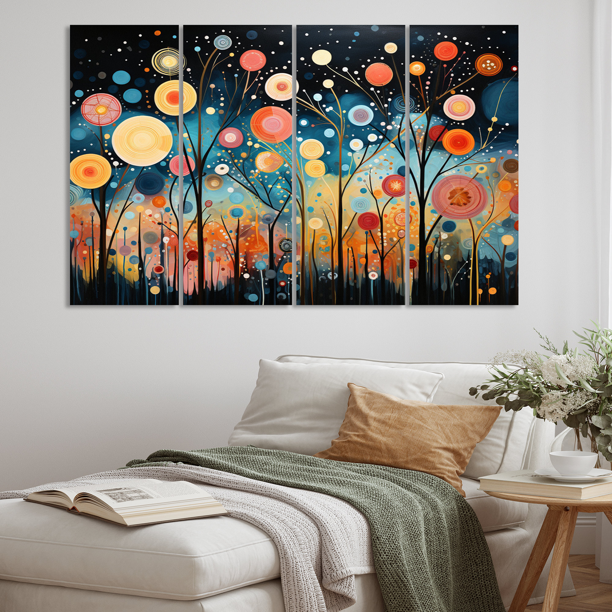 Latitude Run® Colorful Whimsical Wanderlust I - Abstract Collages Metal ...
