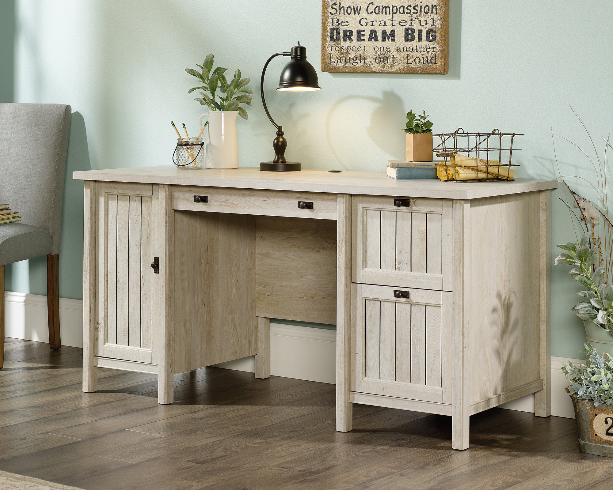Crafters and Weavers Costa Computer Desk | Wayfair