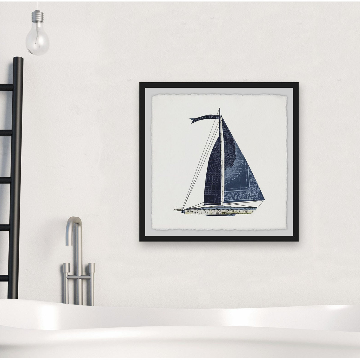 Breakwater Bay 'Set Sail III' Framed Drawing Print & Reviews | Wayfair