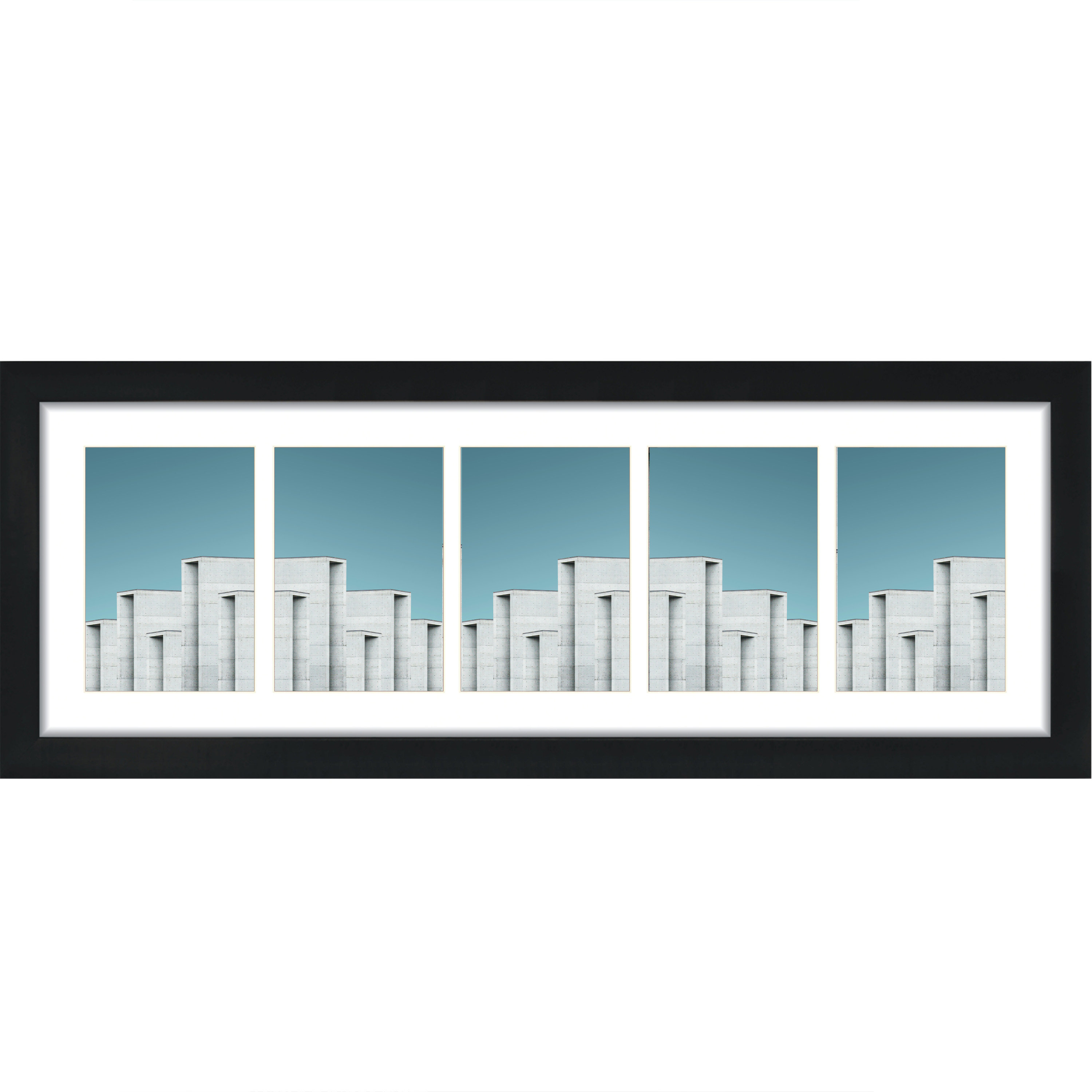 Red Barrel Studio® Matte Collage Frame in Black & Reviews | Wayfair