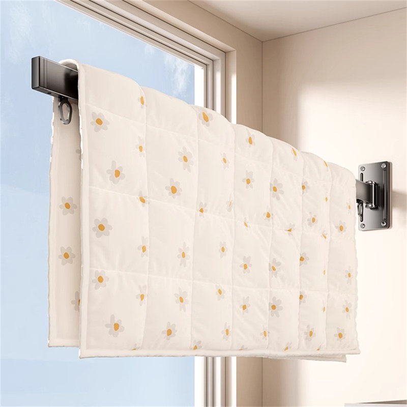 Rebrilliant Invisible Folding Clothes Rack | Wayfair