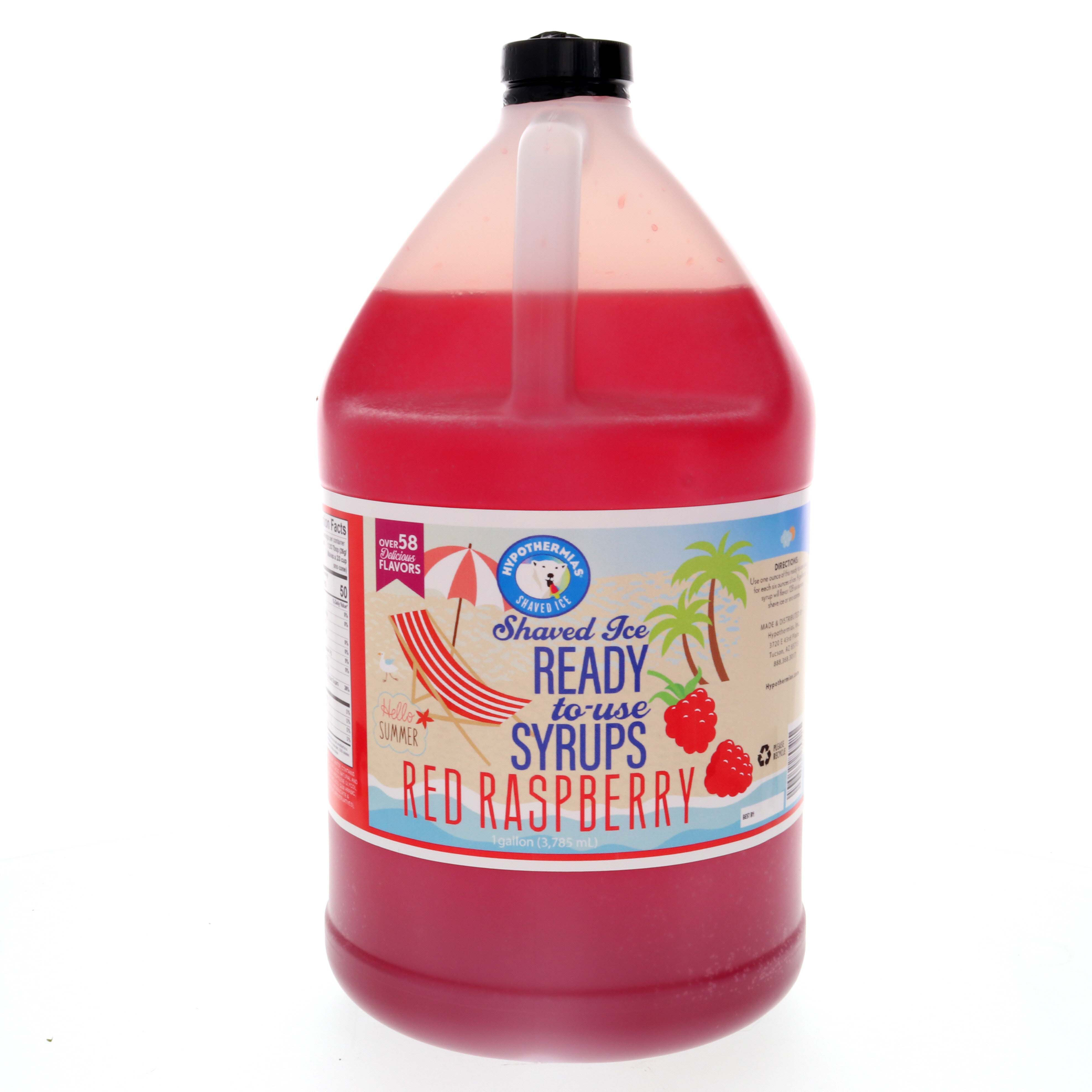 Hypothermias Red Raspberry Ready to Use Shaved Ice or Snow Cone Syrup ...