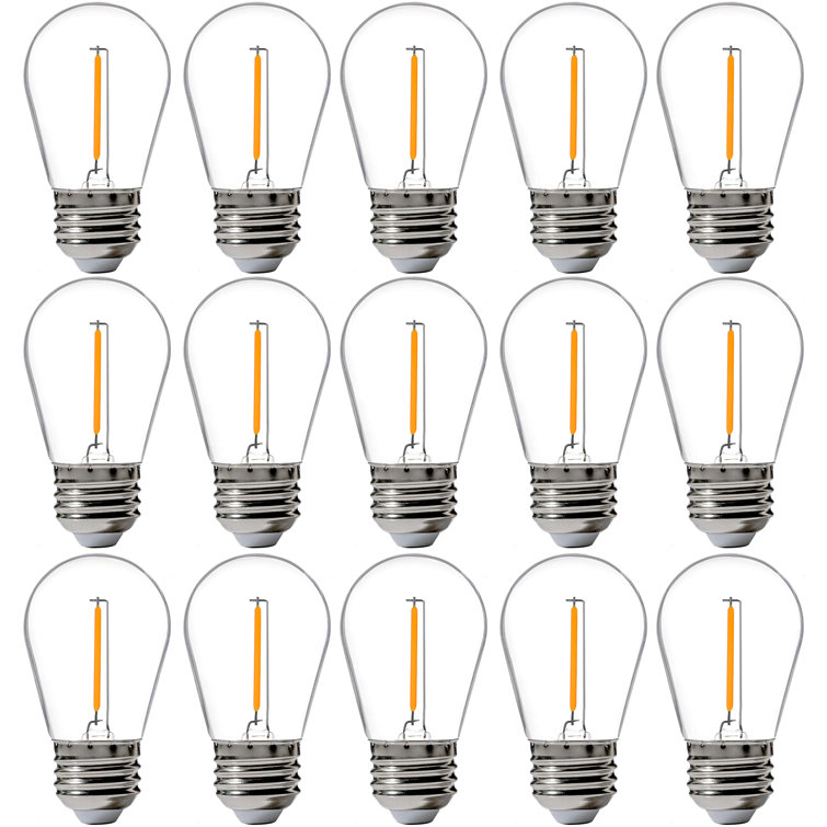 FLSNT A19 15 Watt Equivalent S14 E26/Medium (Standard) Dimmable 2200K ...
