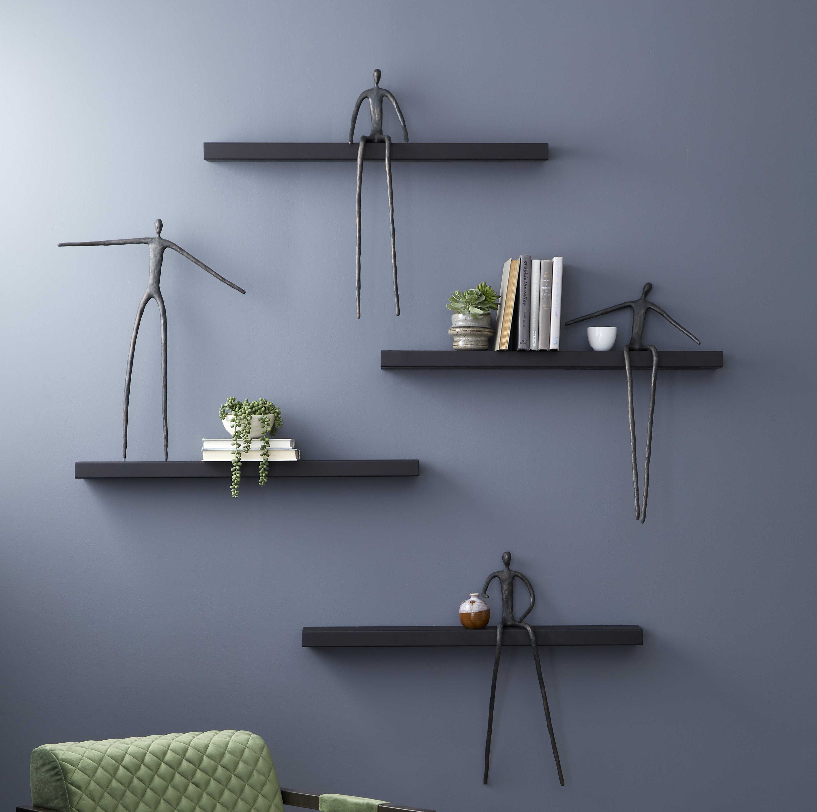 Phillips Collection Moveable Man on Shelf Sitting Wall Décor | Perigold