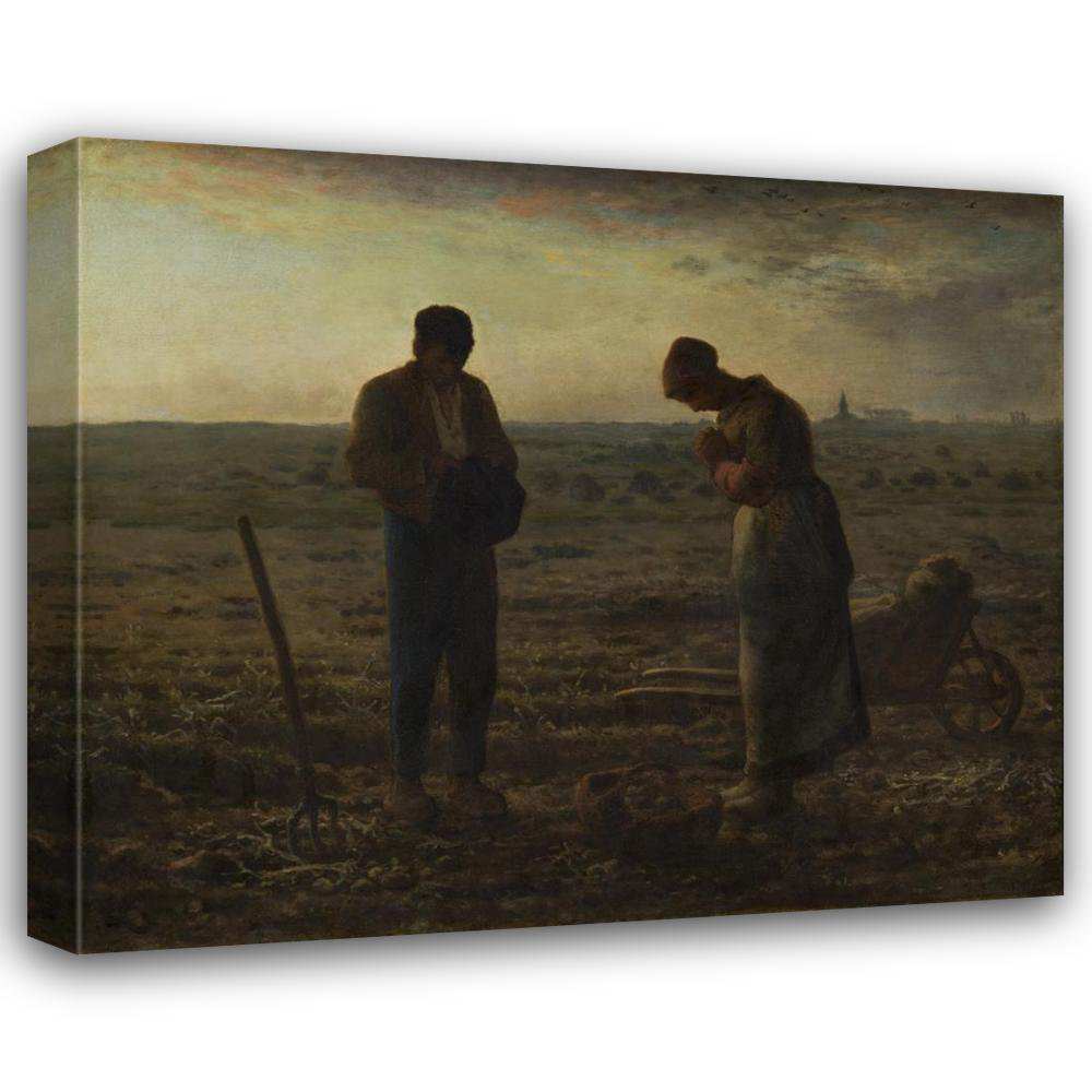 Astoria Grand "The Angelus" by Jean-François Millet - Gallery Wrap ...