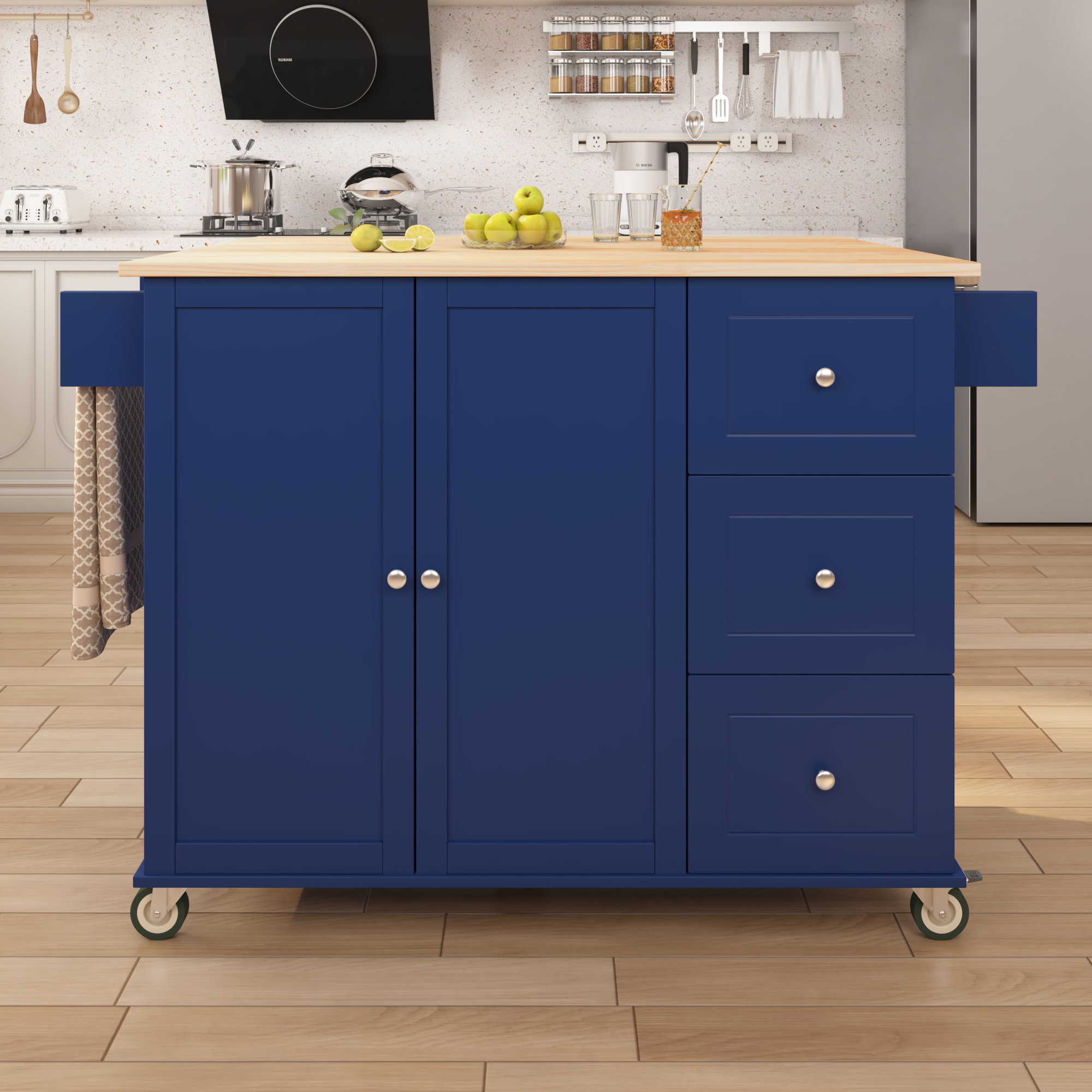 Lark Manor Bahi Kitchen Island | Wayfair
