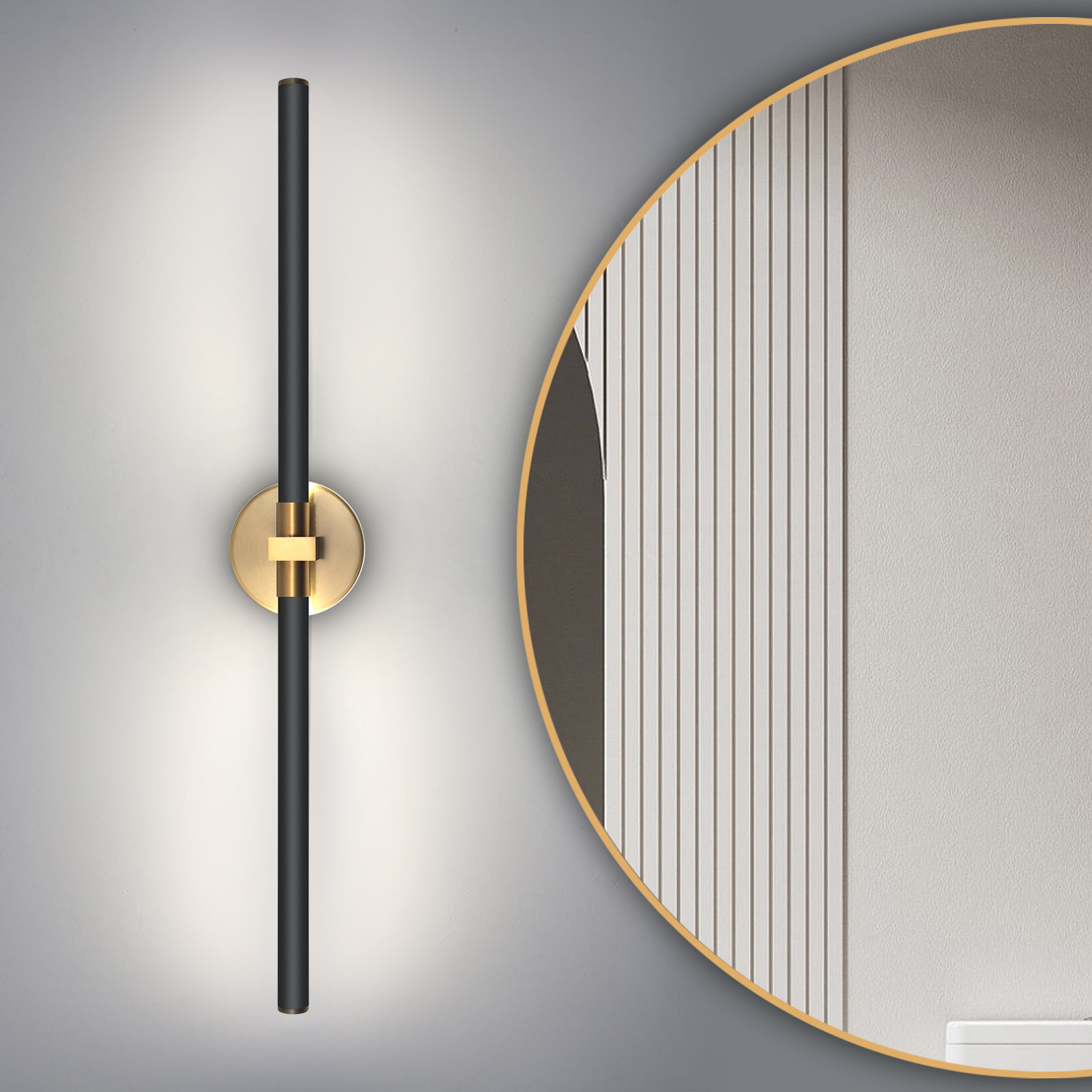 Wrought Studio™ Jaiman 2 Light 31'' Vanity Light Dimmable LED Bath Bar ...