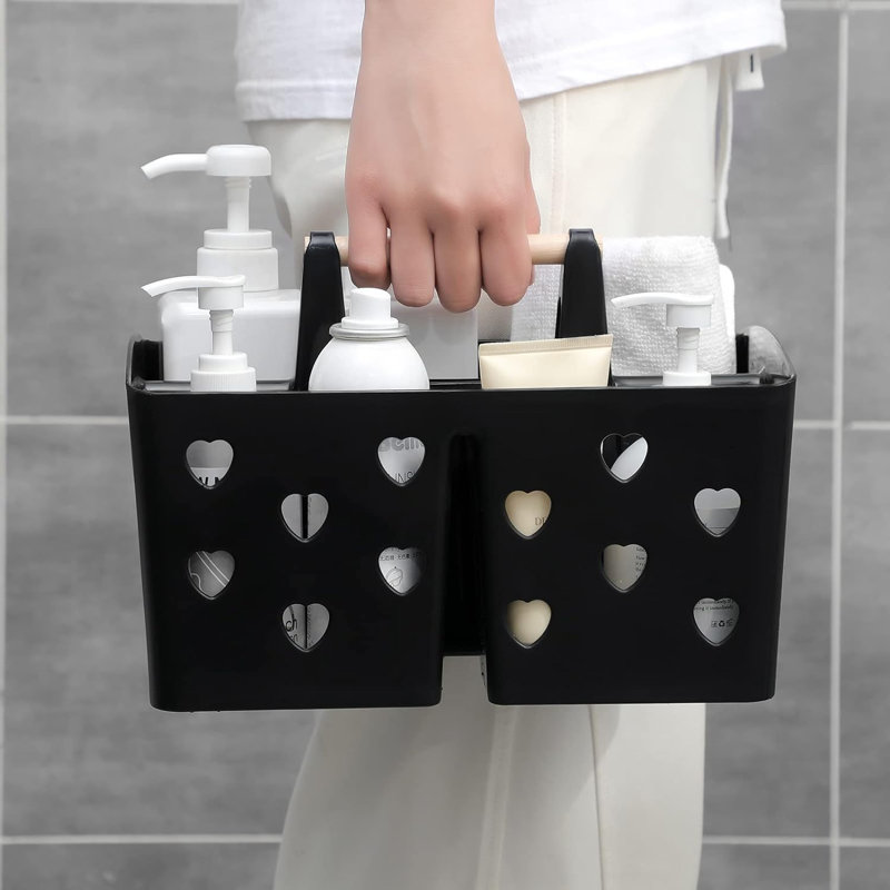 Rebrilliant Portable Shower Caddy Plastic Shower Basket Organizer ...