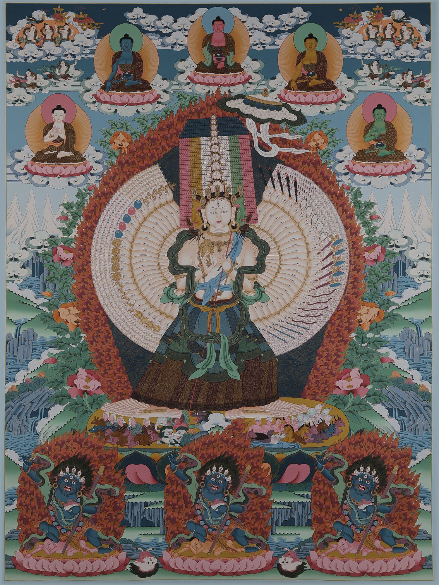 Exotic India Dukkar - A Powerful Deity That Dispels Evil Spirits | Pure ...