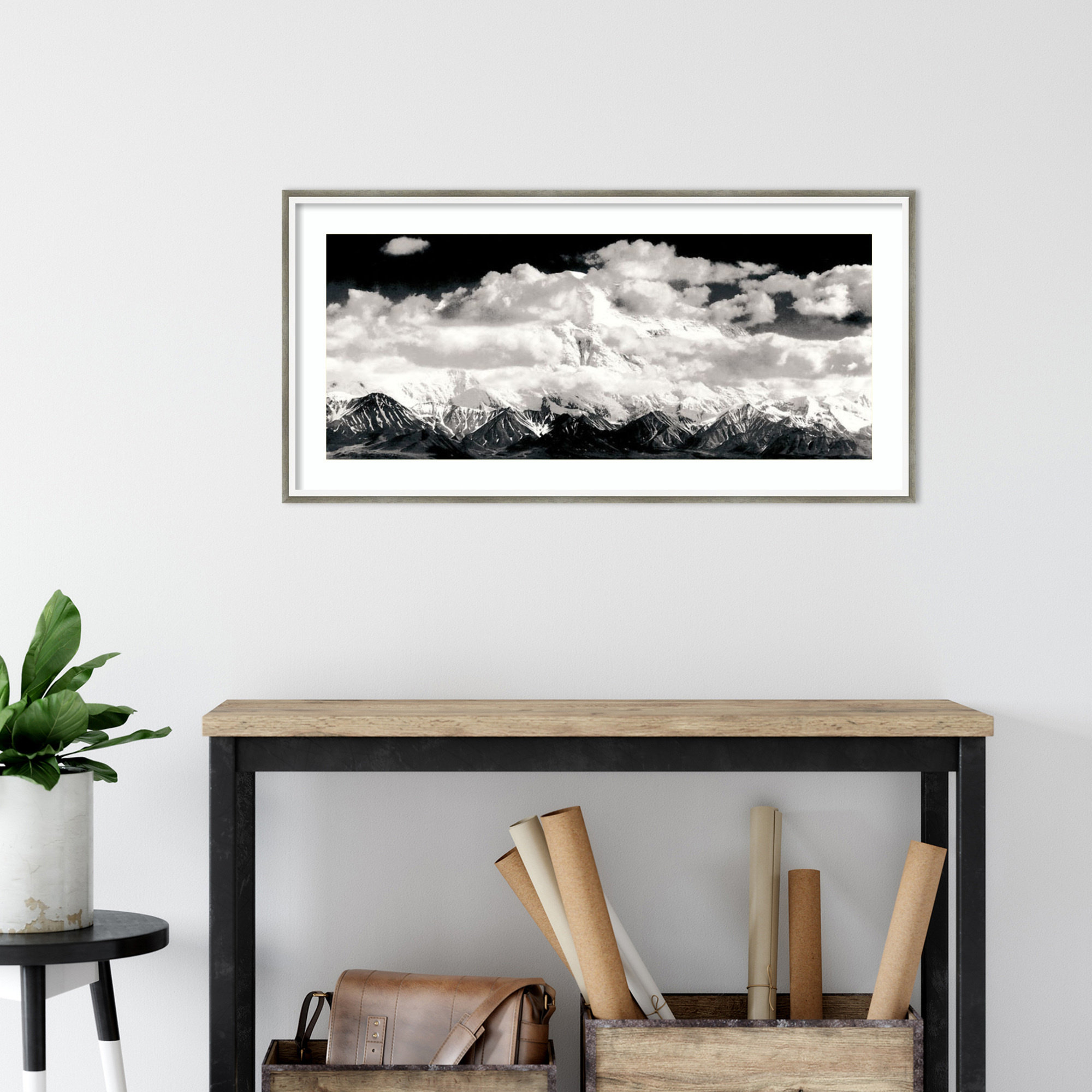 Loon Peak® Mount McKinley Range Clouds Denali National Park Alaska 1948 ...