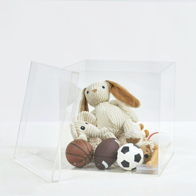 Hiddin Clear Acrylic Toy Box | Wayfair