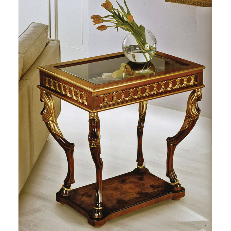 David Michael Curio End Table | Wayfair