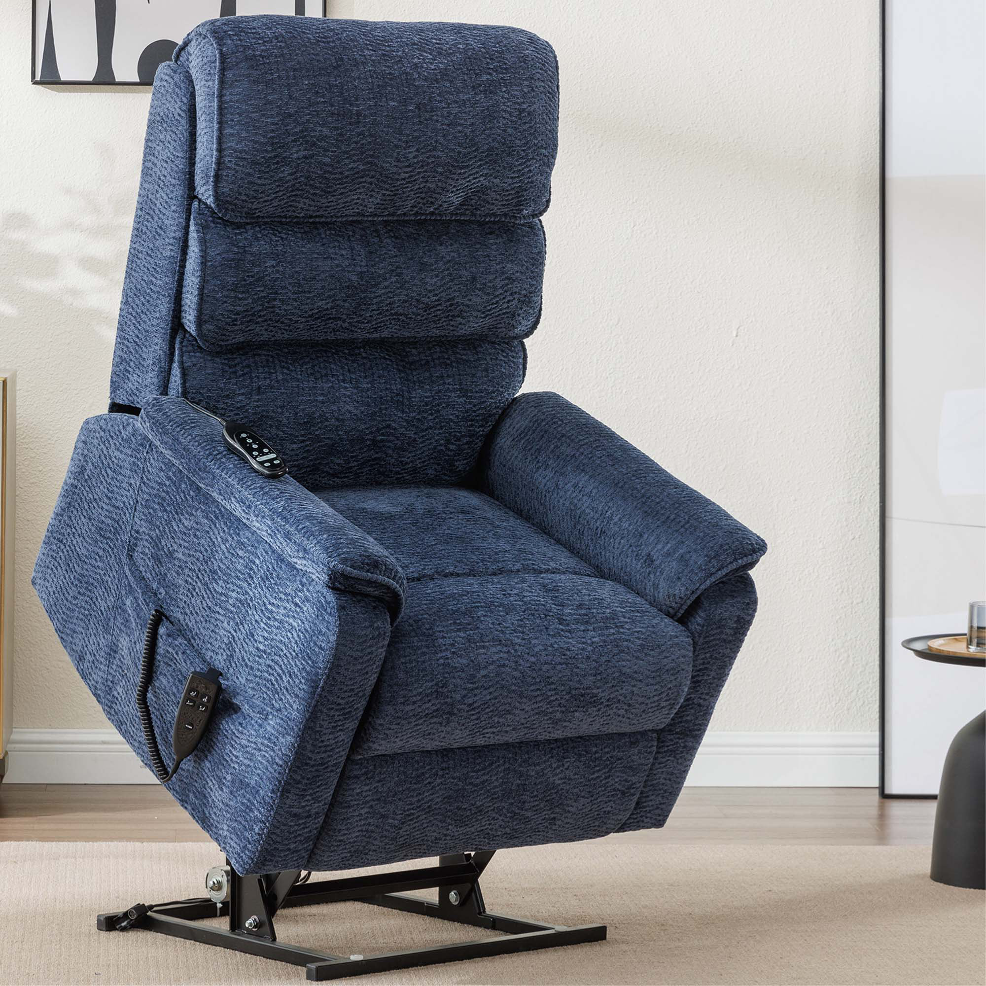 Latitude Run® Dual Motor Infinite Position Power Lift Recliner Chair ...