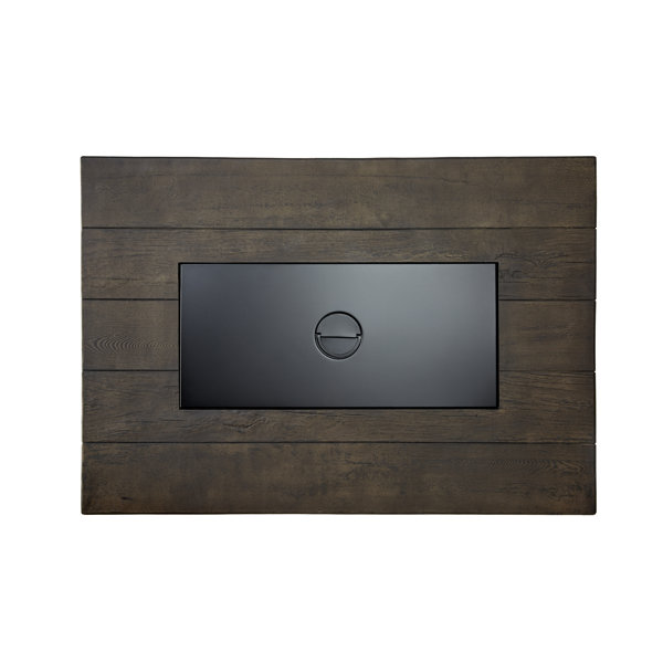 Endless Summer, The Marc, 40" x 28" Rectangle LP Gas Outdoor Fire Pit ...