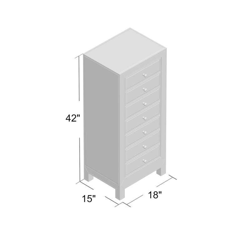 Willa Arlo Interiors Fairgrove 7 - Drawer Dresser & Reviews | Wayfair